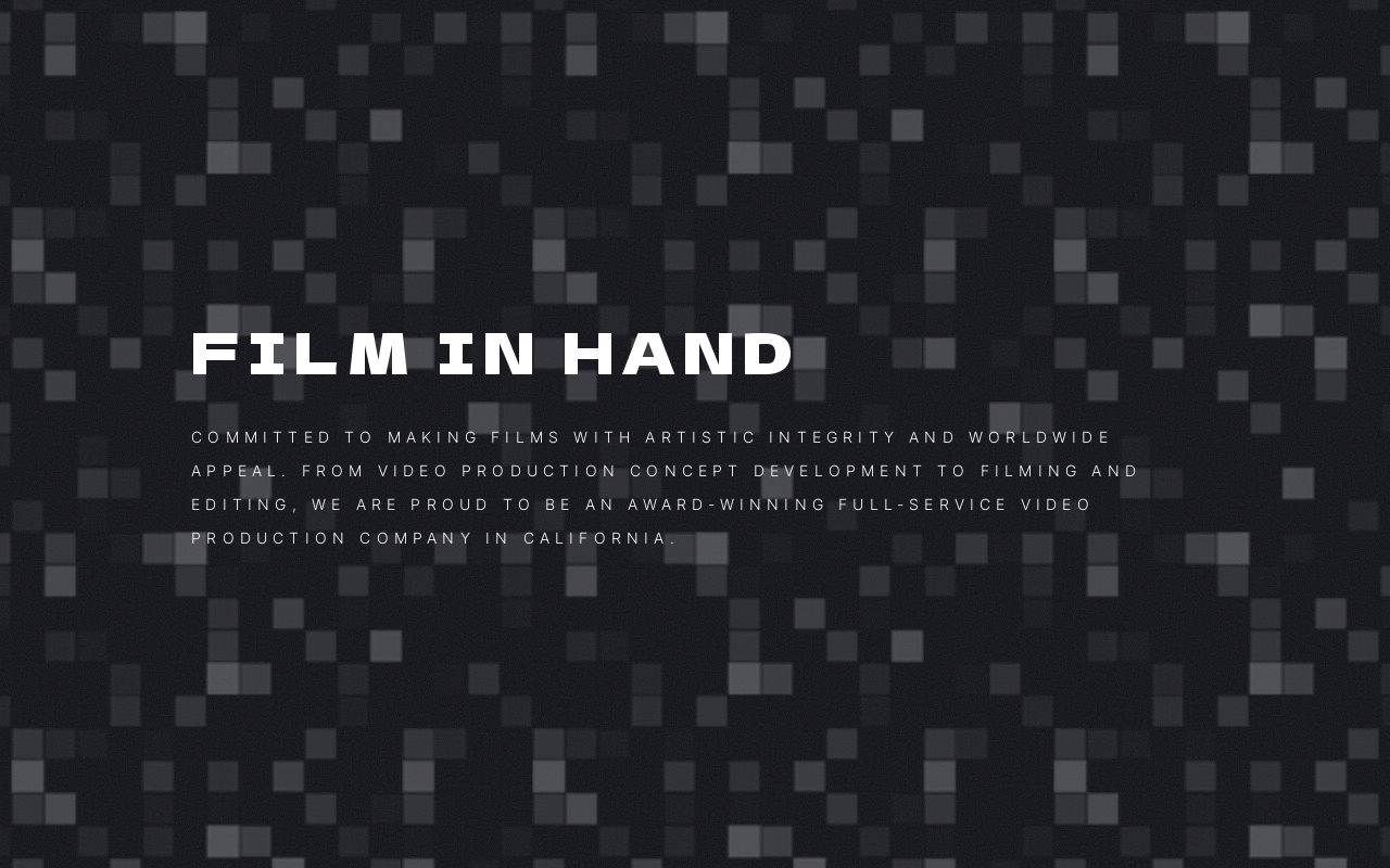 Film In Hand | Film Production Company